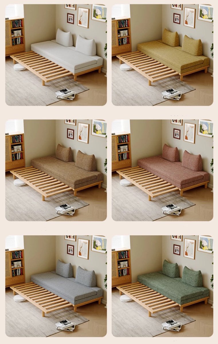Androf – Modular Sofa Bed with Pull-Out Extension and Coffee Table