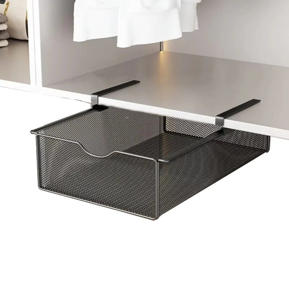 Pull-out Partition Cabinet Mesh Drawer – Space-Saving Hanging Basket ...